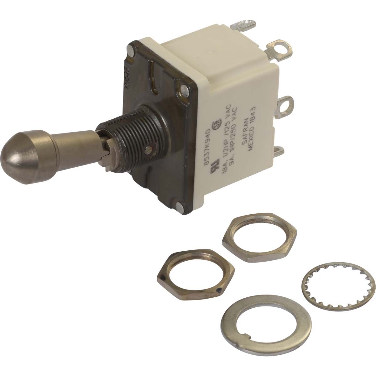 Kippschalter, Rast-Rast, 2-polig, mit Zugverriegelung | IE150019