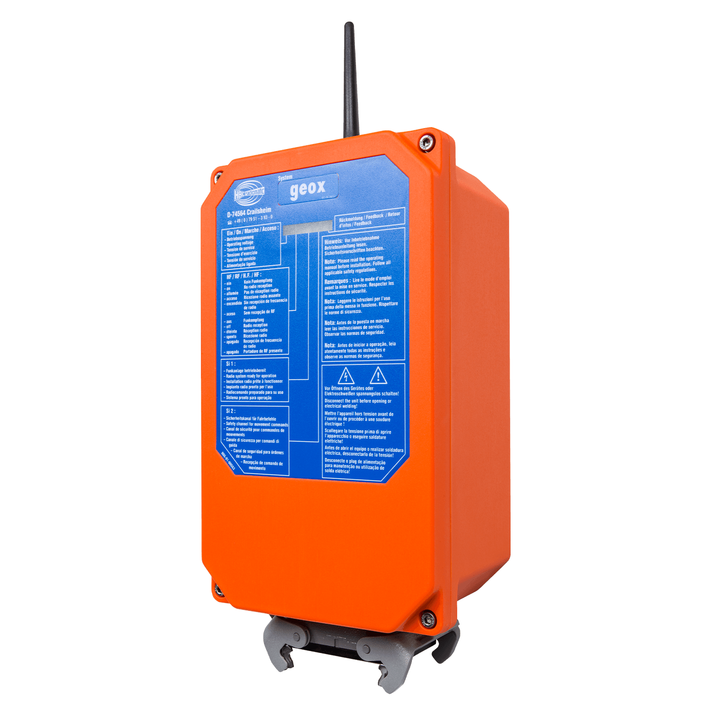 Betriebsanleitungen für Produkte von HBC-radiomatic